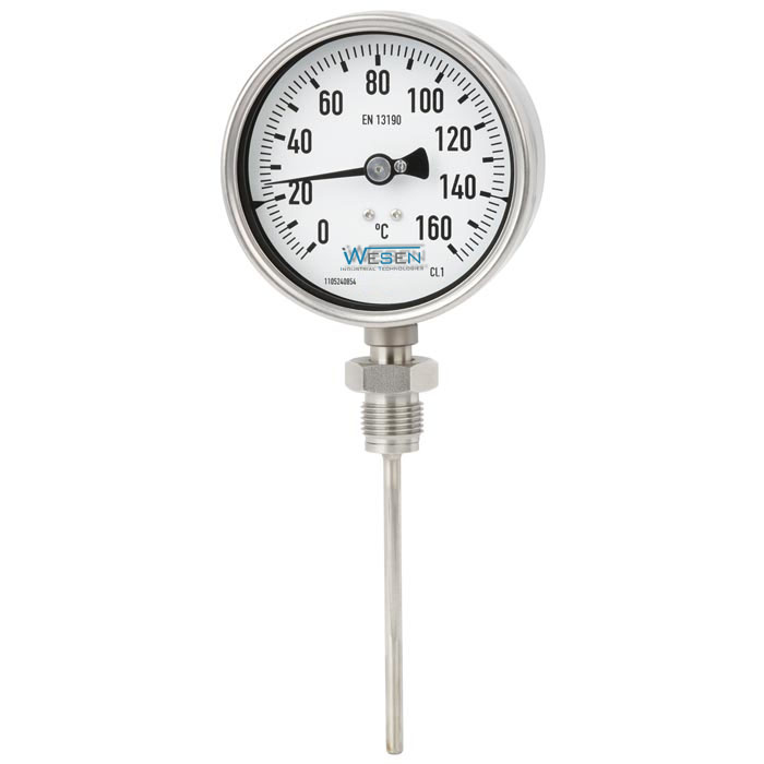 Durable Bimetal Thermometer for Industrial Temperature Measurement ...