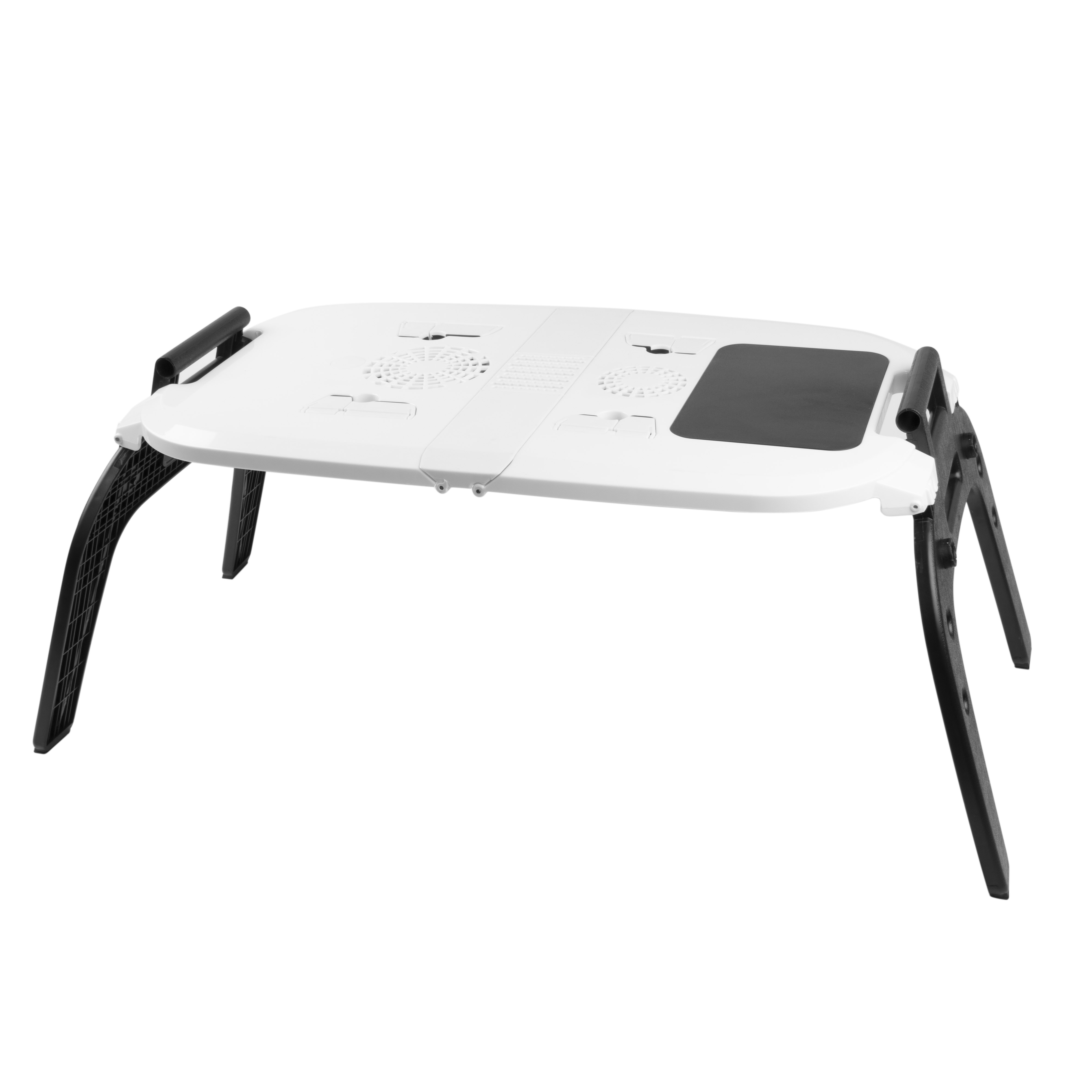 Ergonomic Laptop Desk with Fan and Mouse Pad | Merhein