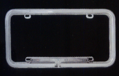 Durable Clear License Plate Frame | Merhein